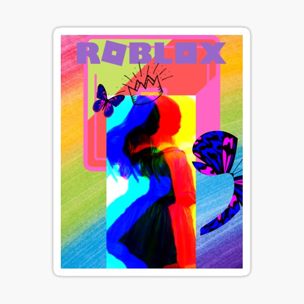 "rainbow robloxX" Sticker for Sale by newcameleon | Redbubble