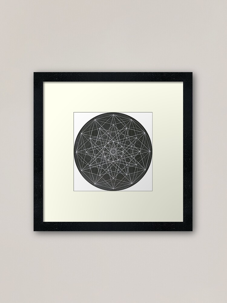 "6D Cube " Framed Art Print by In2itivGeometry | Redbubble