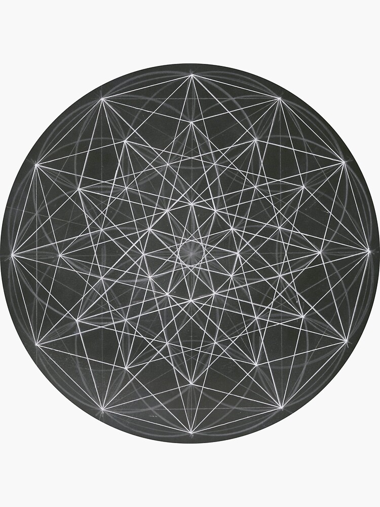 "6D Cube " Sticker by In2itivGeometry | Redbubble