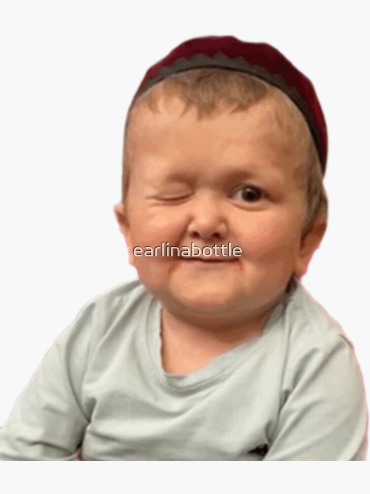 "Hasbulla Wink" Sticker for Sale by earlinabottle | Redbubble