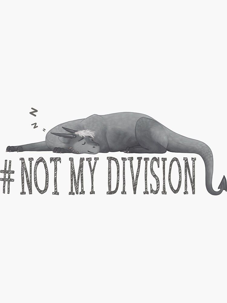 Pegatina «Dragon Greg - No es mi división Fluffy» de BTWedge | Redbubble