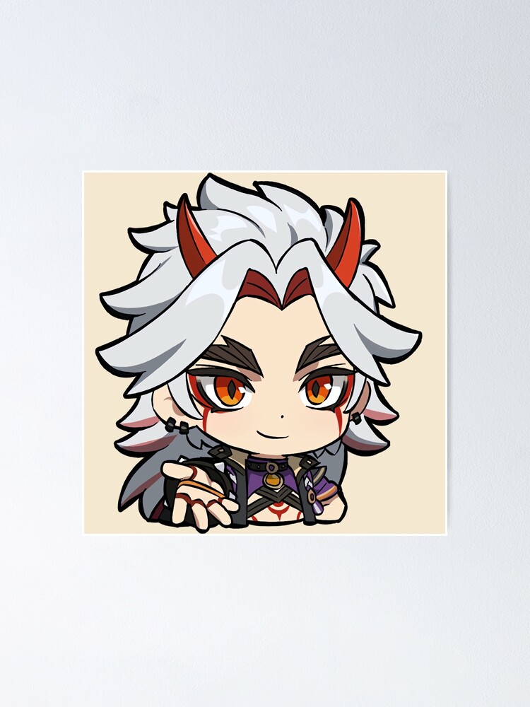 "Arataki Itto | Genshin Impact" Poster for Sale by sunichan | Redbubble