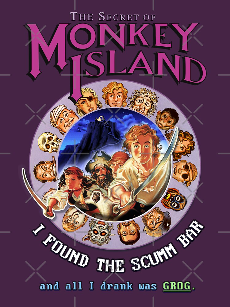 "Secret of Monkey Island - I FOUND THE SCUMM BAR and all I drank was ...