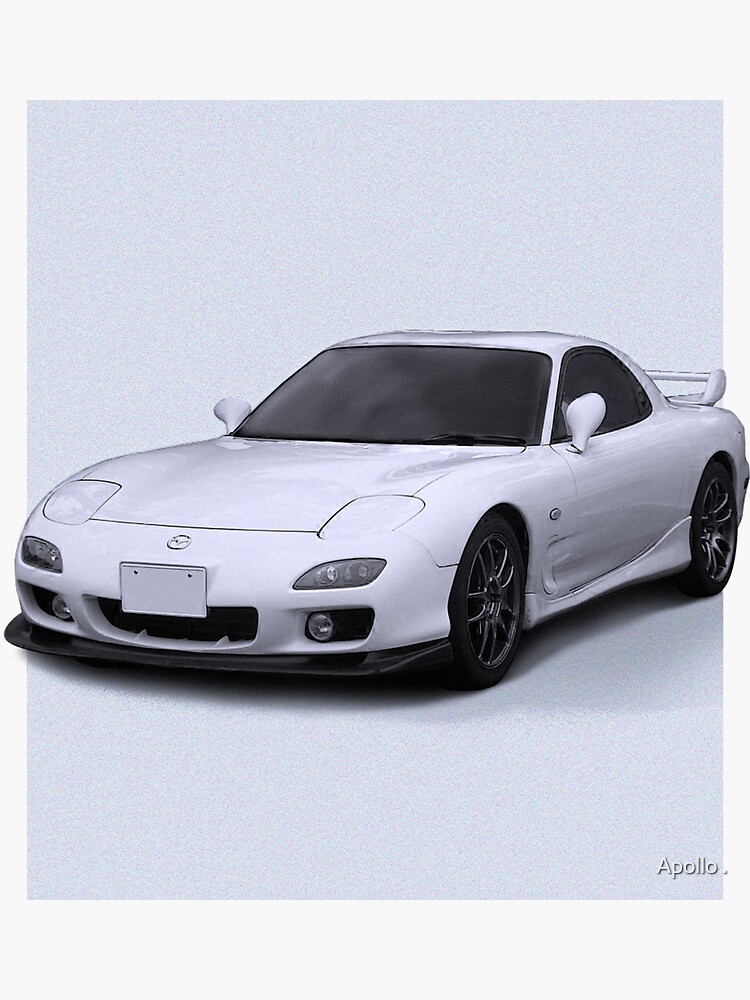 "Mazda RX7 FD3S" Sticker for Sale by PissShop | Redbubble