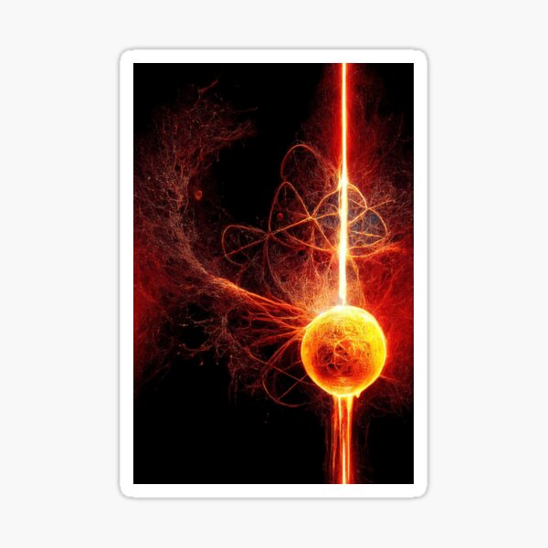 "Nuclear fusion" Sticker for Sale by DEGryps | Redbubble