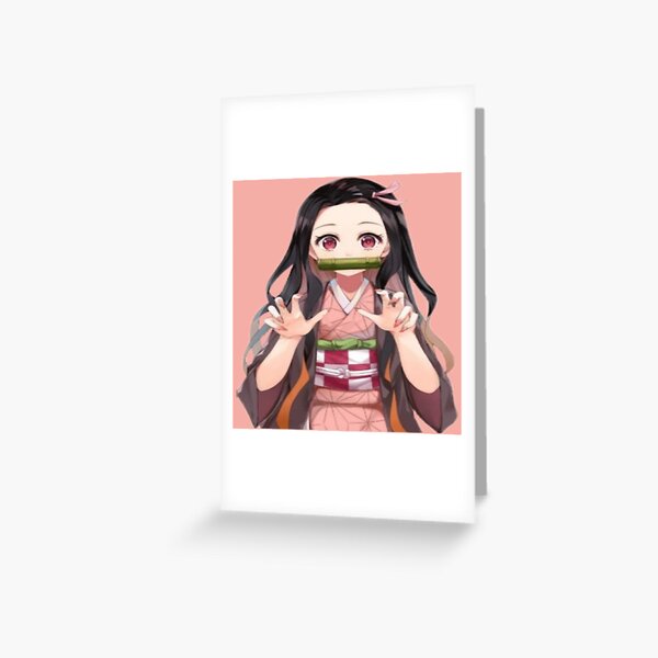 "nezuko - nezuko cute - nezuko demon slayer" Greeting Card for Sale by ...
