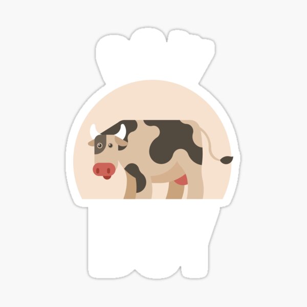 "Cowboy, Cow Comedy" Sticker for Sale by feel-good-club | Redbubble