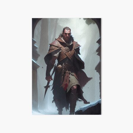 "Dungeons and Dragons Human Rouge Character" Art Board Print for Sale ...