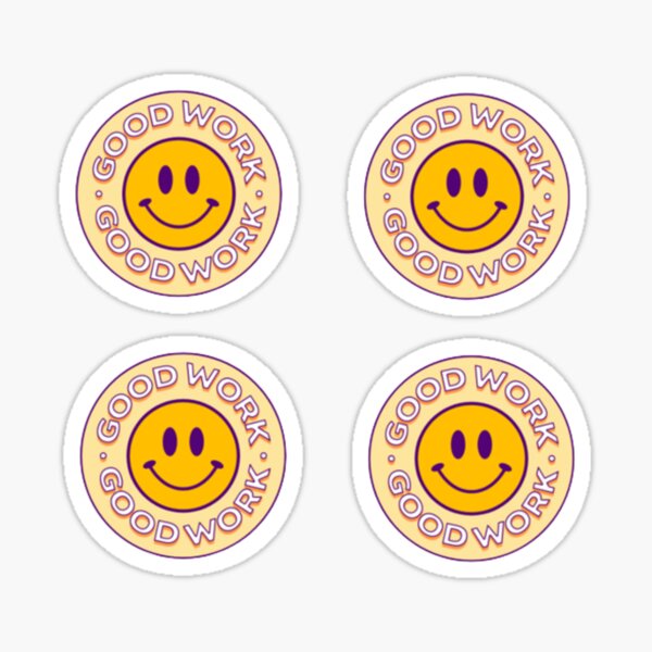 "Good job ,smiley " Sticker for Sale by Pratyush1111 | Redbubble