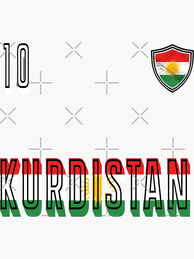 "Kurdistan sports shirt" Sticker for Sale by KurdishShops | Redbubble