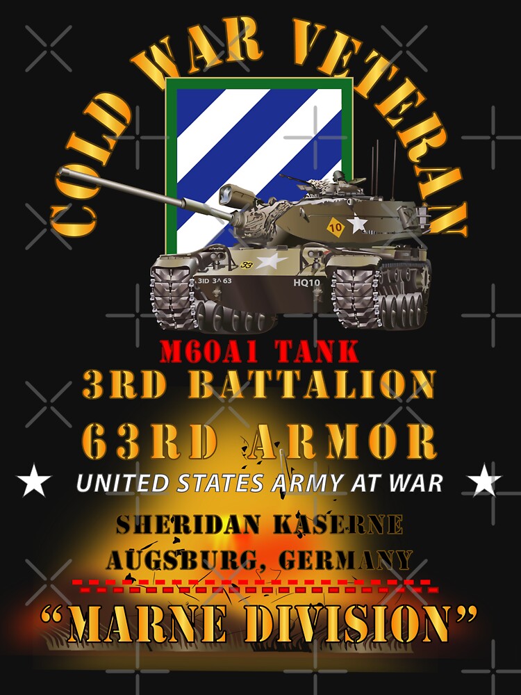 "Army - Cold War Vet - 3rd Bn 63rd Armor - 3rd Inf Div - Augsberg FRG ...