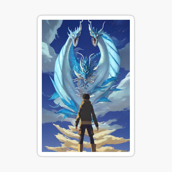 "Dragon of the Wind" Sticker for Sale by Artieries1 | Redbubble