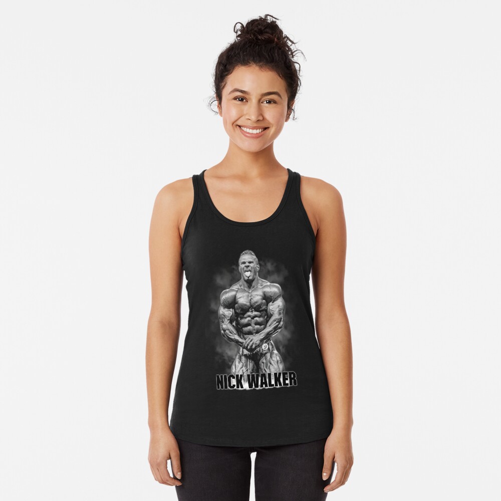 "Nick Walker Most Muscular Pose Bodybuilder BW" Poster for Sale by ...