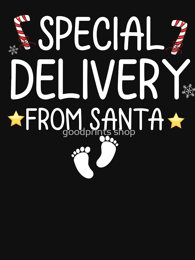"special delivery from santa,christmas pregnancy reveal" T-shirt for ...