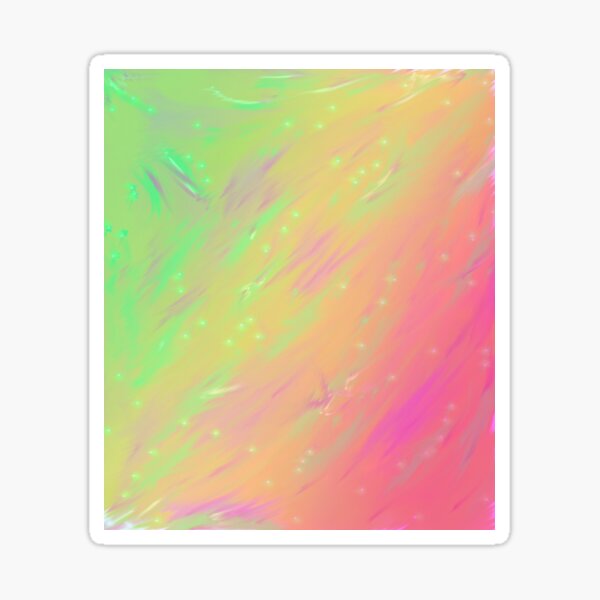 "Bright Colorful Space Fade Abstract Art" Sticker for Sale by ...