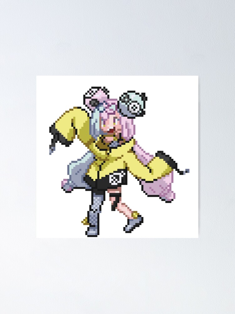 "Pixel Iono trainer sprite" Poster for Sale by NekoJaz | Redbubble