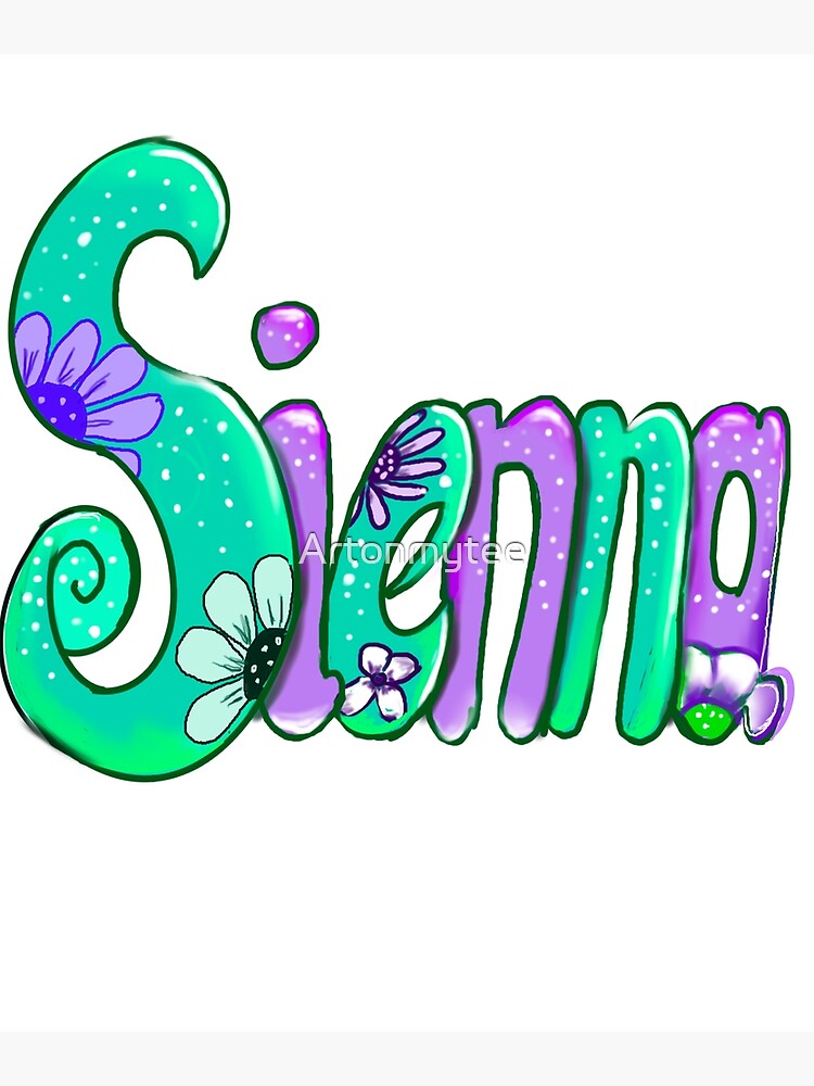 "Top 10 best personalized gifts 2023 -personalised Graffiti name Sienna ...