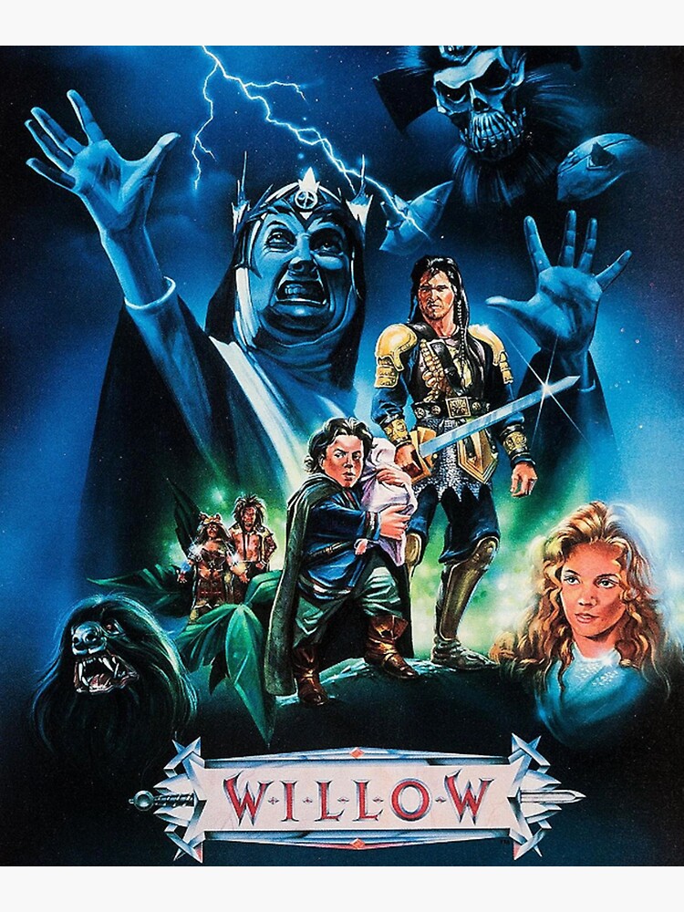 "*TRENDING* Willow Movie Famous Movie Poster Design" Sticker for Sale ...
