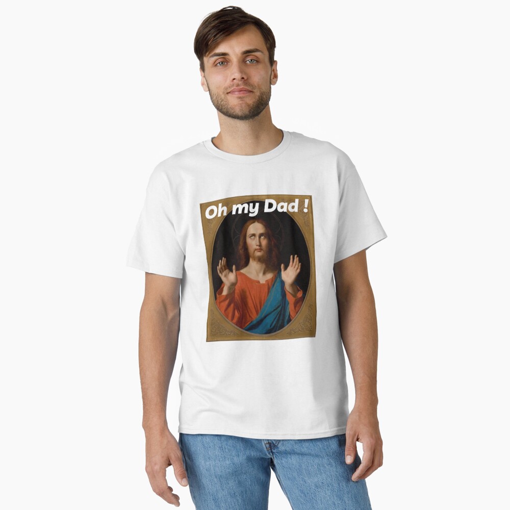 "Jesus Eye Roll Meme - Funny Meme Design ver. 1" Sticker by Trndii ...