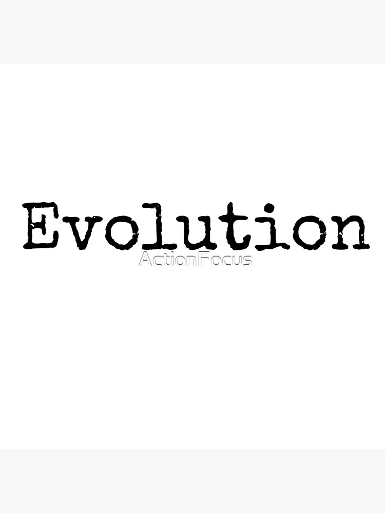 "Evolution - Motivational Word of the Year" Poster for Sale by ...