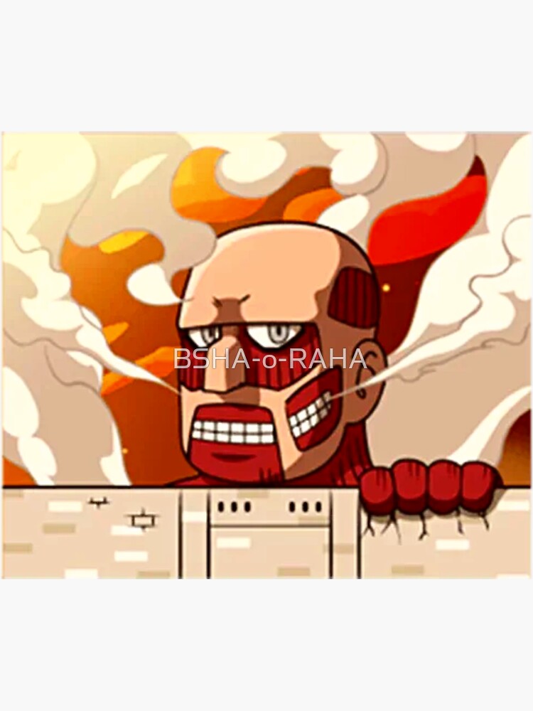 "Attack On Titan All, Cute AOT Anime Characters." Sticker for Sale by ...