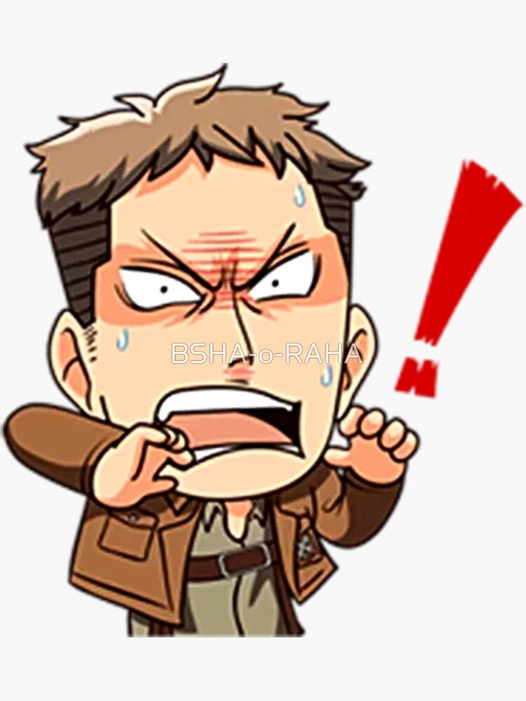 "Attack On Titan All, Cute AOT Anime Characters." Sticker for Sale by ...