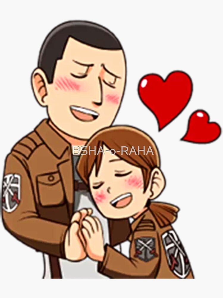 "Attack On Titan All, Cute AOT Anime Characters." Sticker for Sale by ...