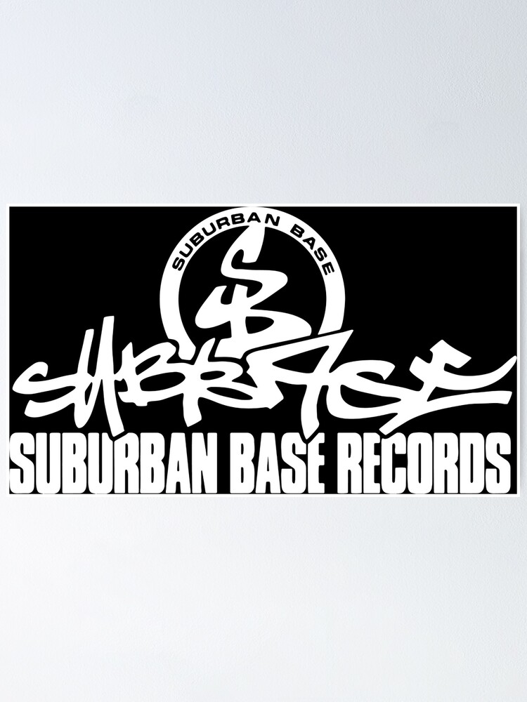 "Suburban Base Records - Jungle/DNB Label" Poster for Sale by Stoba74 ...
