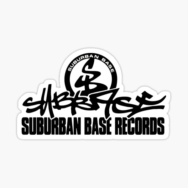 "Suburban Base Records - Jungle/DNB Label" Sticker for Sale by Stoba74 ...