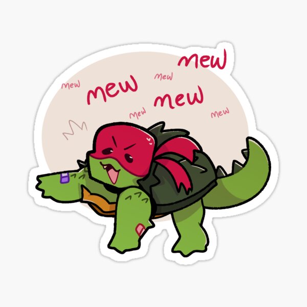 "mew mew mew" Sticker for Sale by SunstarXD | Redbubble