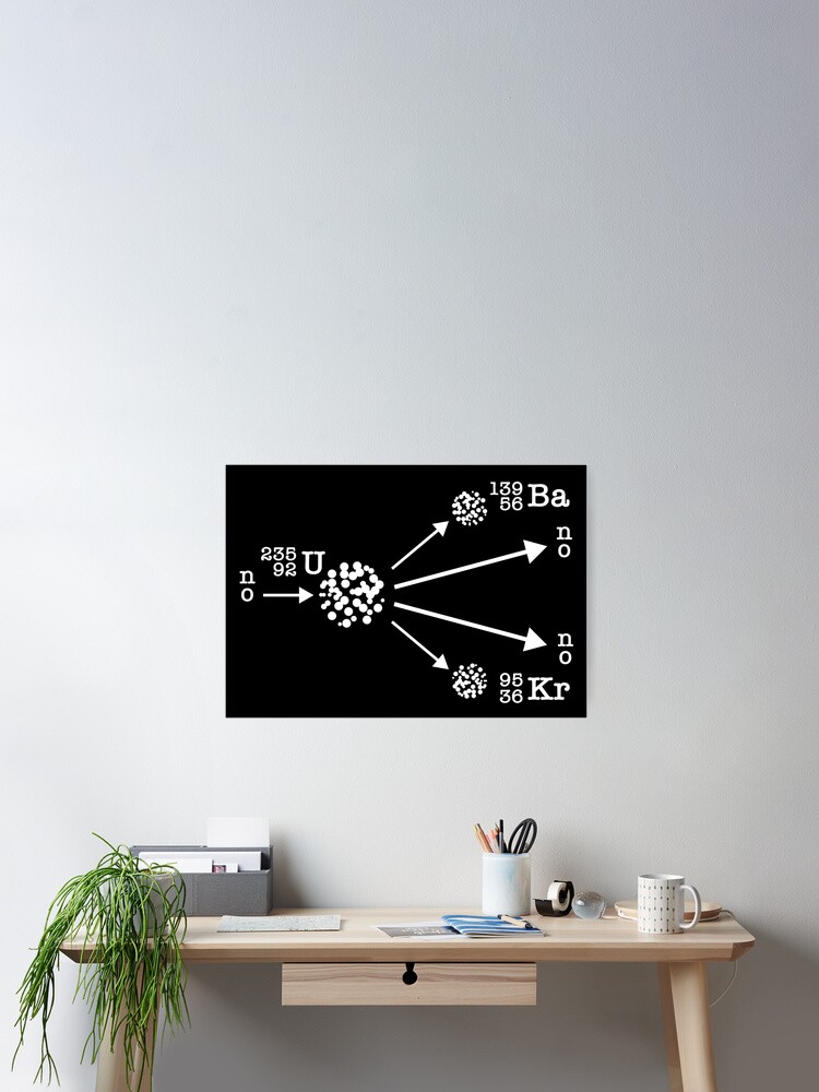 "Nuclear Fission Nuclear Physicist Cool Nuclear Energy" Poster for Sale ...