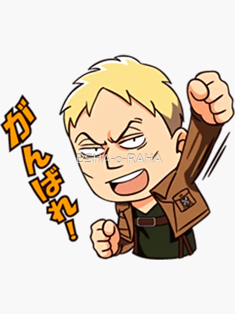 "Attack On Titan All, Cute AOT Anime Characters." Sticker for Sale by ...
