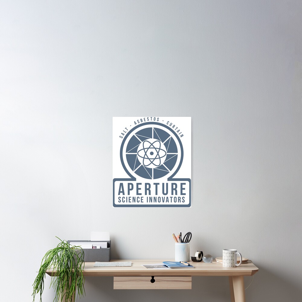 "Aperture Science Innovators logo" Poster for Sale by AlmaFa123 | Redbubble