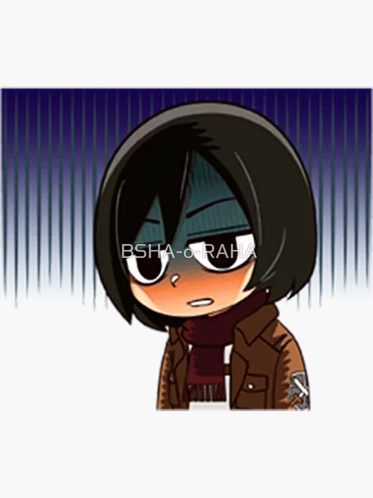 "Attack On Titan All, Cute AOT Anime Characters." Sticker for Sale by ...