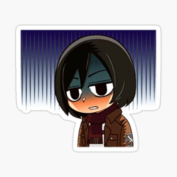 "Attack On Titan All, Cute AOT Anime Characters." Sticker for Sale by ...