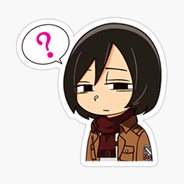 "Attack On Titan All, Cute AOT Anime Characters." Sticker for Sale by ...
