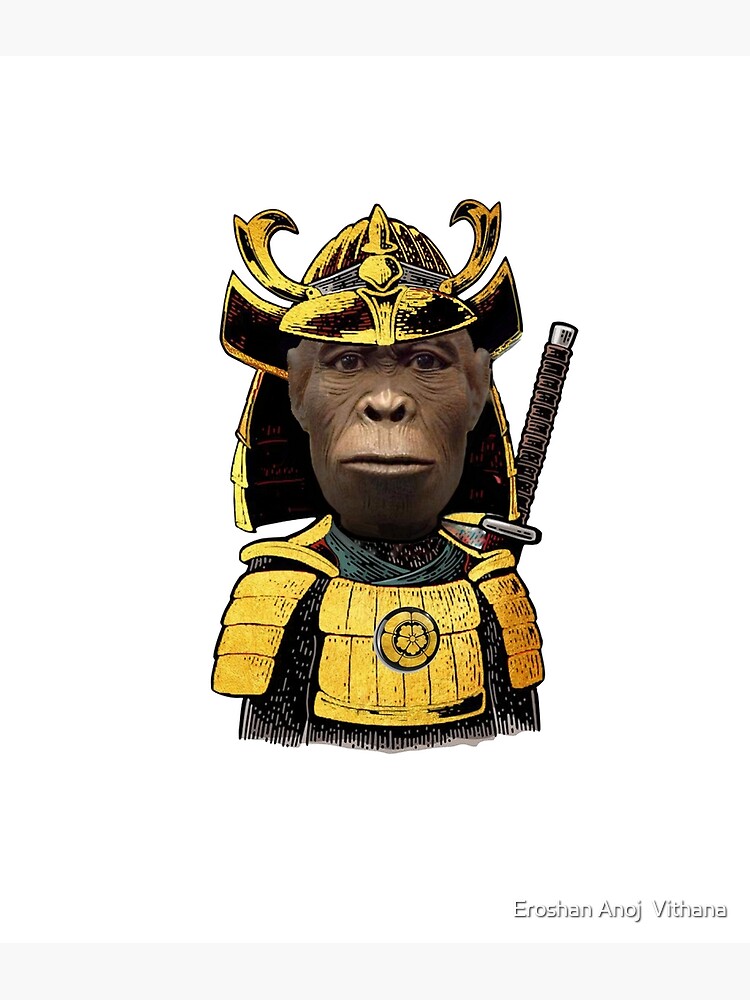 "Samurai Monkey Rare GOLD Edition - #777 Premium" Poster for Sale by ...