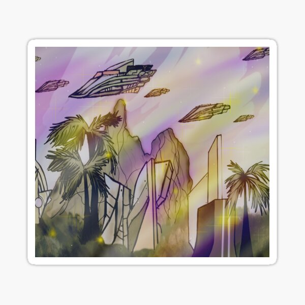 ""Dreamworld"" Sticker for Sale by Spaceart9 | Redbubble