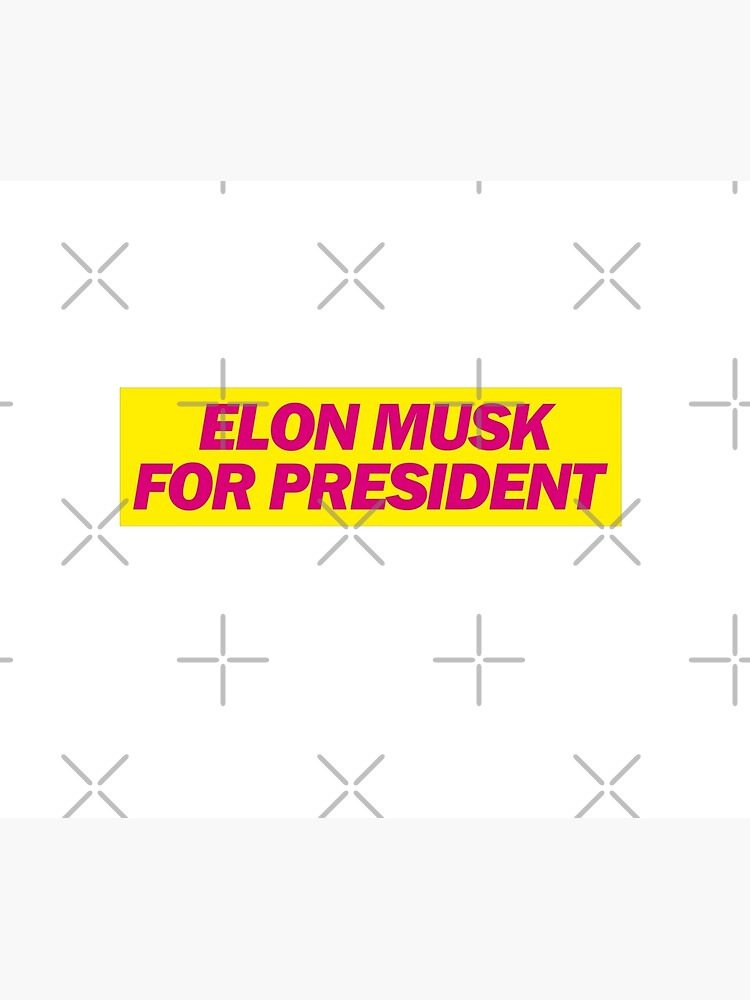 "Elon Musk for President - FDP Satire Sticker" Poster for Sale by ...