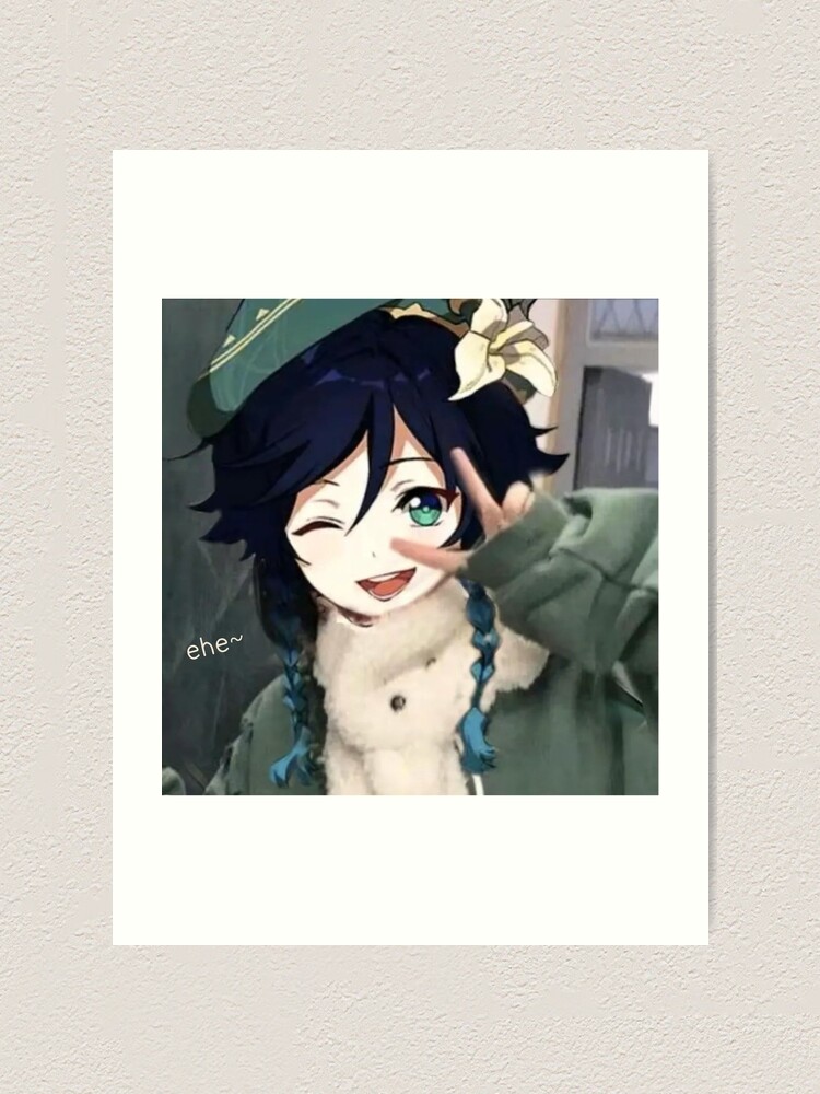 "Cheeky Venti Genshin Impact Barbatos Genshin Venti Cute Cheeky Ehe ...