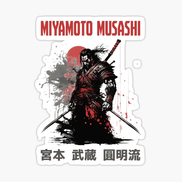 "Miyamoto Musashi" Sticker for Sale by History World | Redbubble