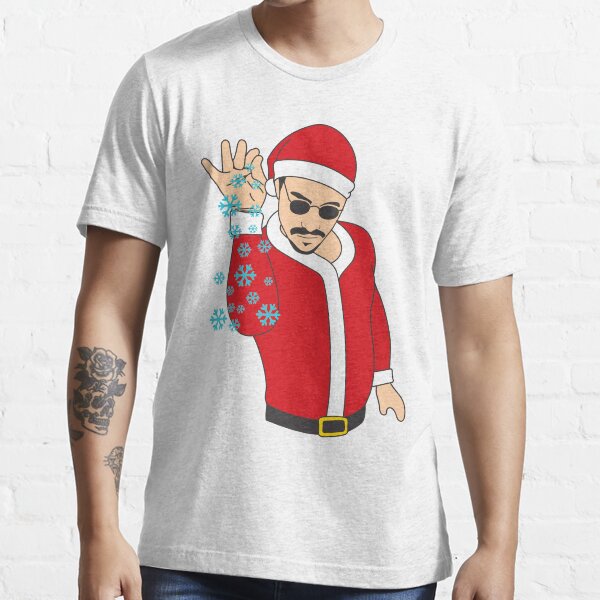 "Salt Bae Santa" T-shirt for Sale by tatajef14 | Redbubble | salt bae t ...