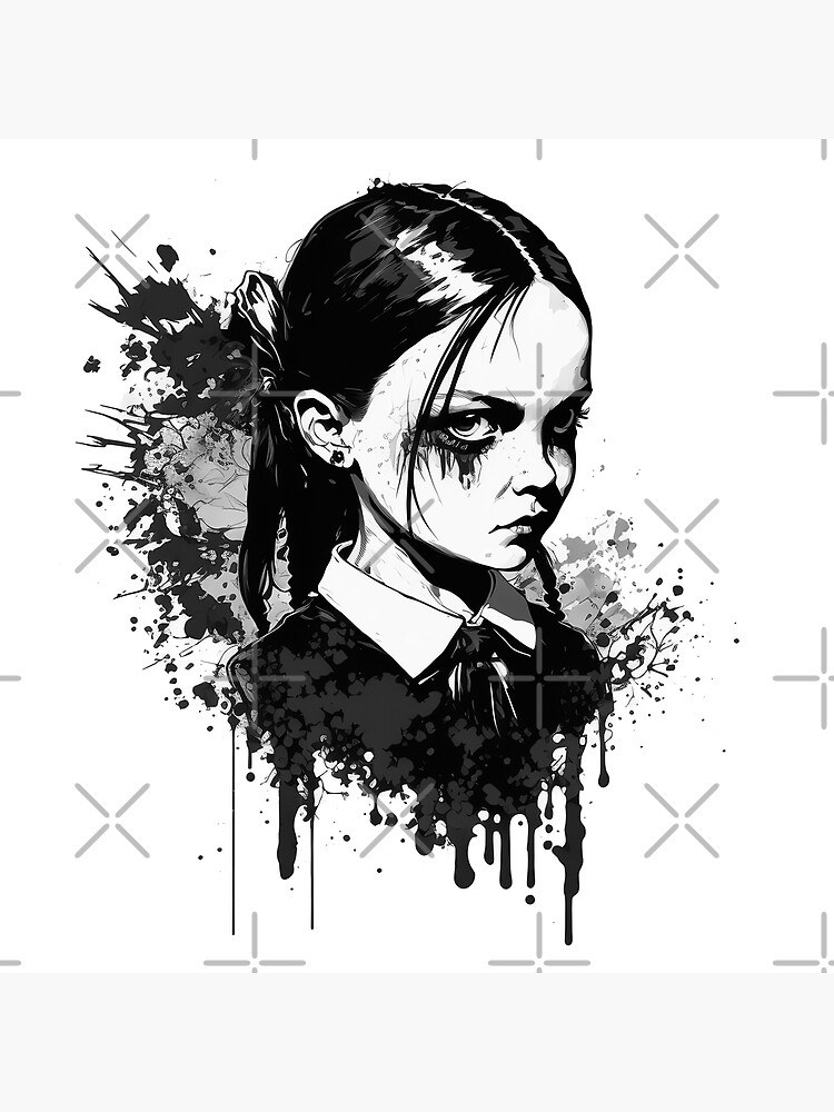 "Lillian, Young Goth Girl" Poster for Sale by Electric-Llama | Redbubble