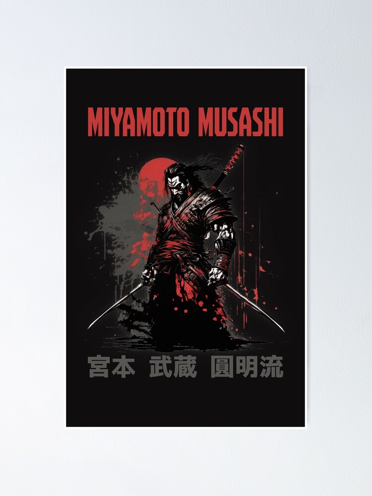 "Miyamoto Musashi" Poster for Sale by TheHistoryWorld | Redbubble