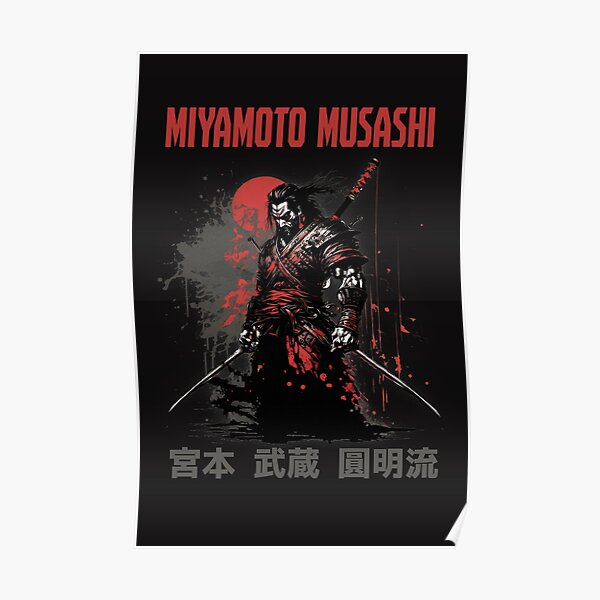 "Miyamoto Musashi" Poster for Sale by TheHistoryWorld | Redbubble