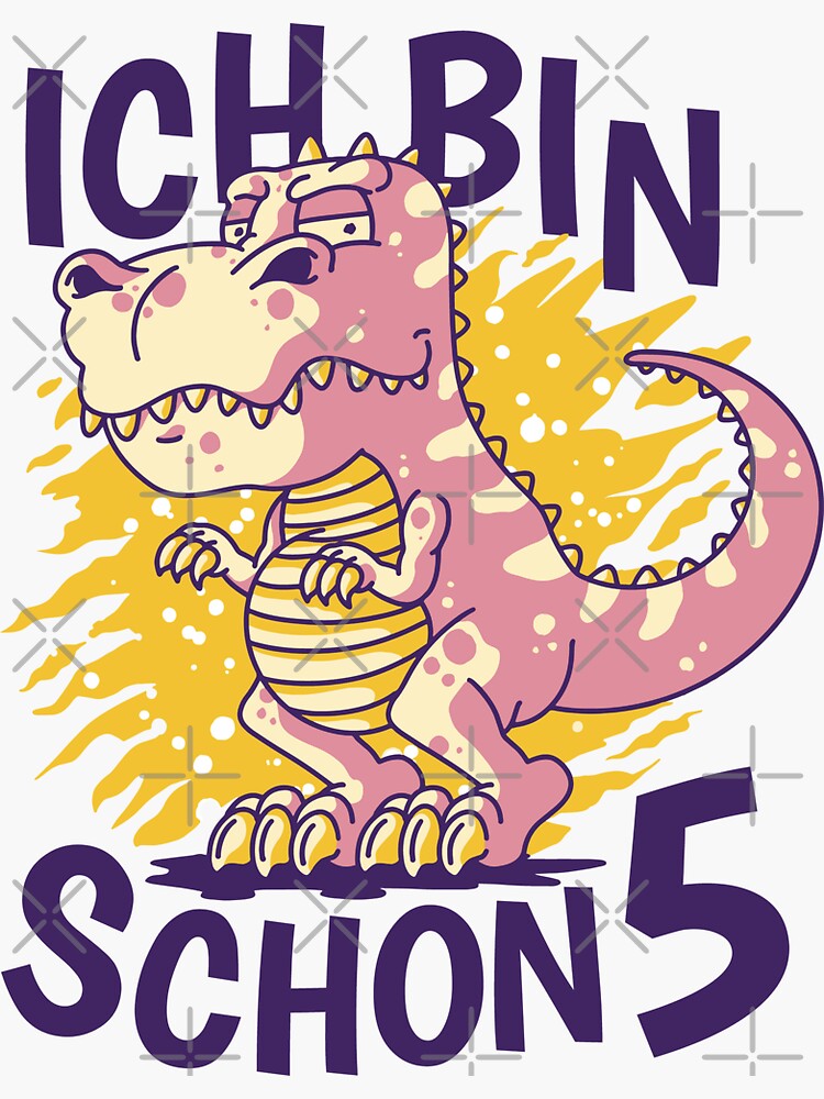 "T-Rex Dinosaur | Pink T-Rex" Sticker for Sale by YukieR | Redbubble