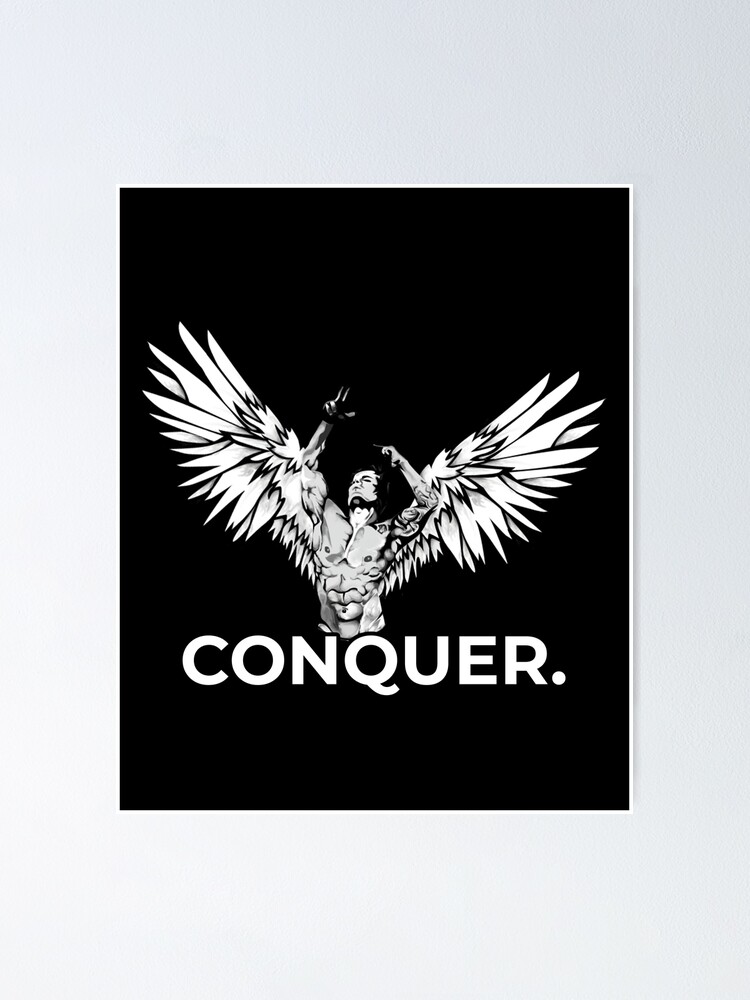 "Zyzz Conquer Motivational Gym Workout Design - Bodybuilding ...