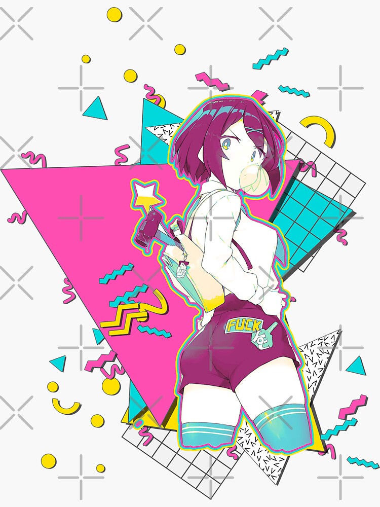 "Misako - River City Girls *90s graphic design*" Sticker for Sale by ...