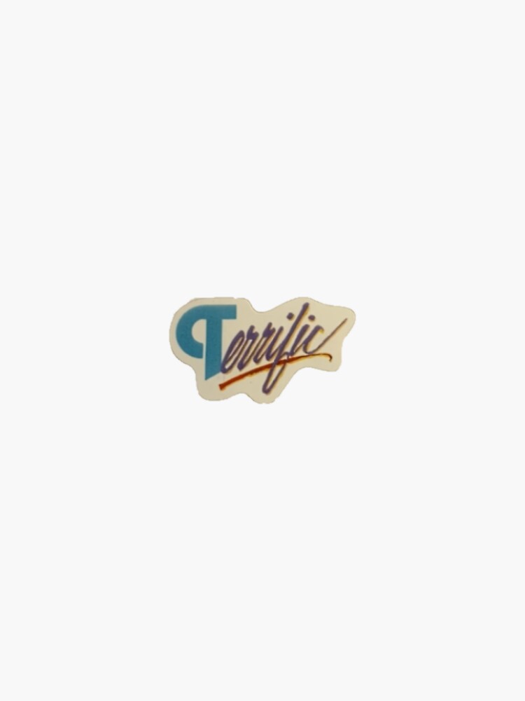 "80s Terrific" Sticker for Sale by Finny838 | Redbubble