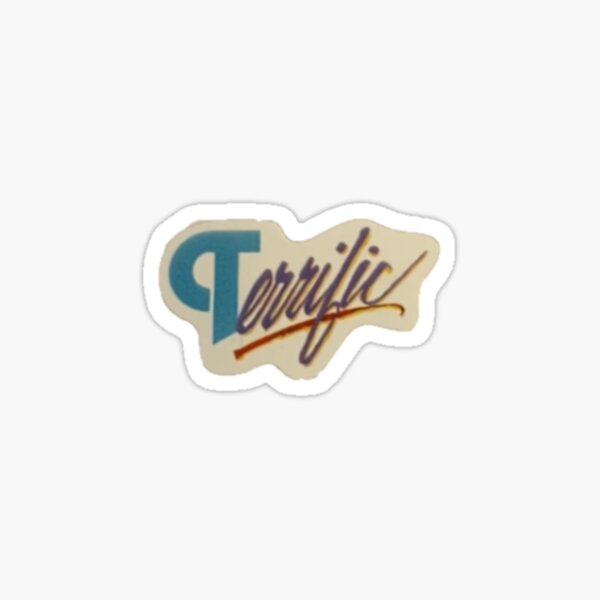 "80s Terrific" Sticker for Sale by Finny838 | Redbubble